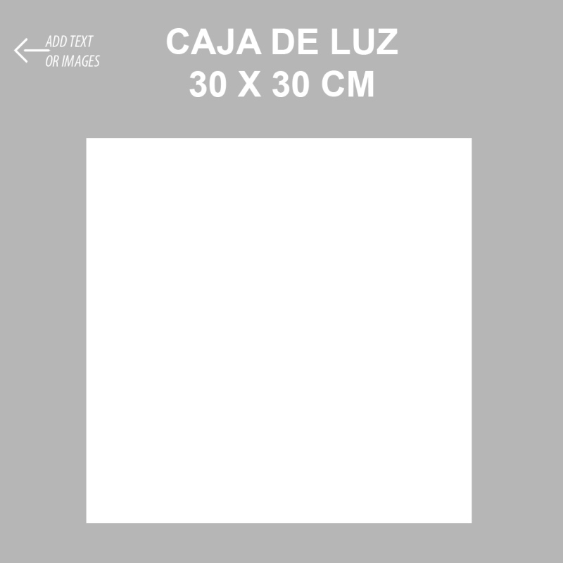 Rótulo caja de luz